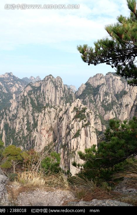 黄山山峰高清图片下载_红动中国