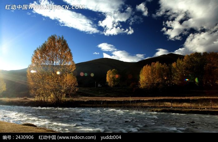 湍急的湖水高清图片下载_红动中国