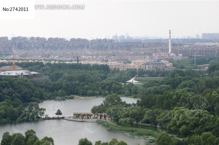 净月山庄远晀高清图片下载_红动中国