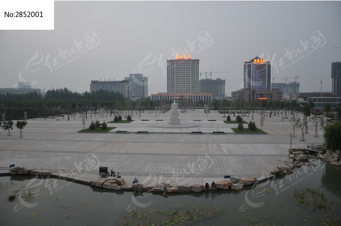 寿光农圣公园俯瞰场景高清图片下载_红动中国