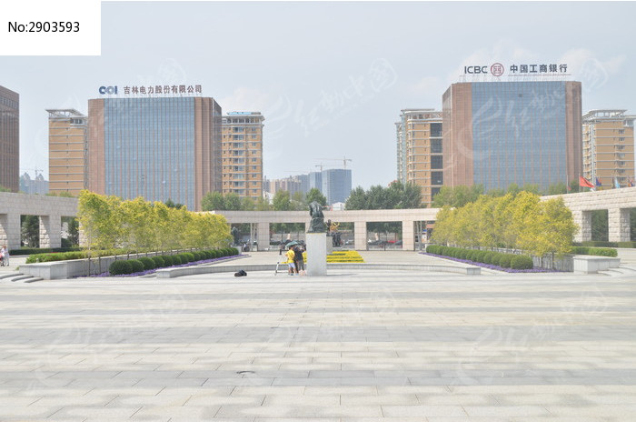 整齐的绿树高清图片下载_红动中国