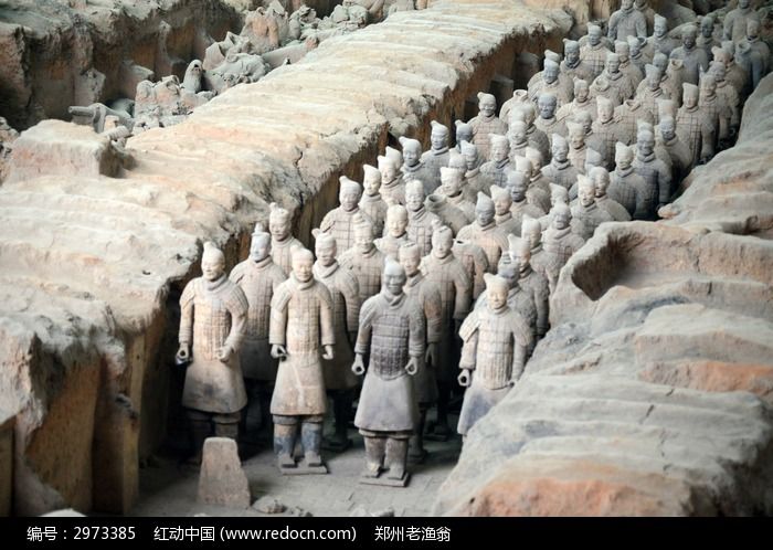 壮观的兵马俑高清图片下载_红动中国