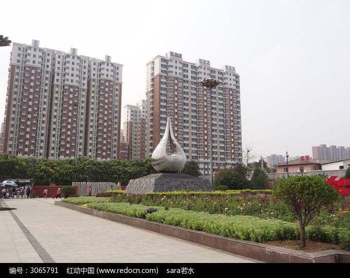 小区红色高清图片下载_红动中国