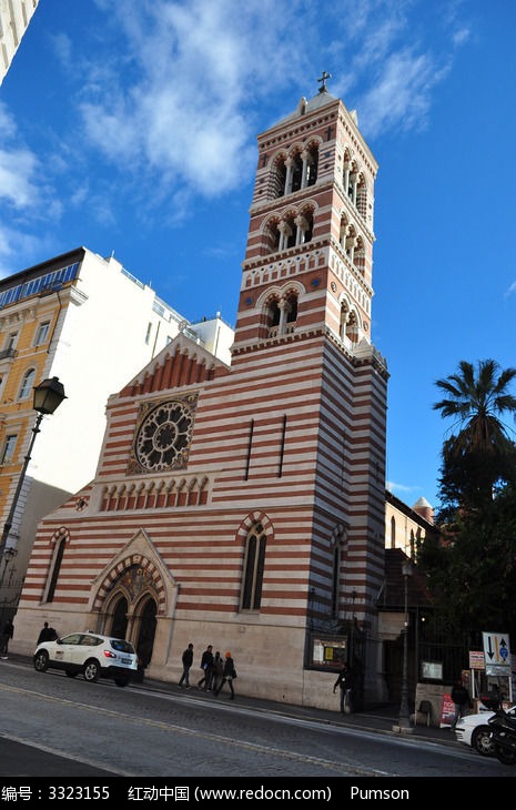 街头教堂高清图片下载_红动中国