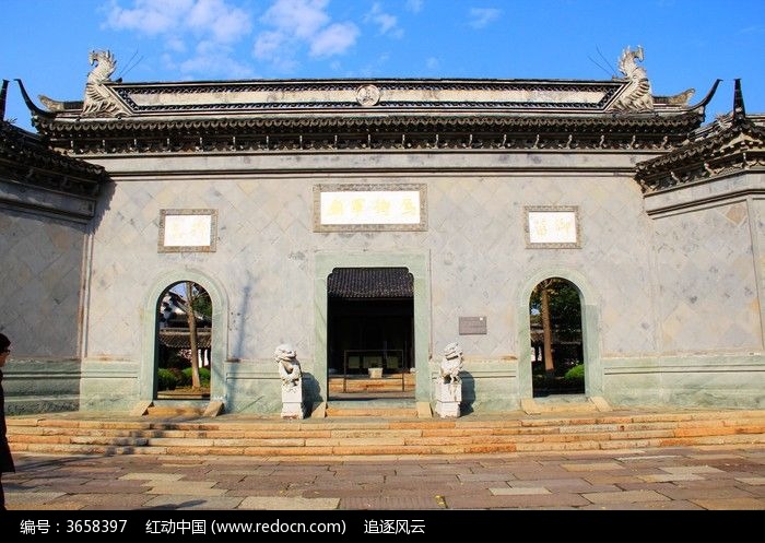 漂亮的乌镇瓦房建筑高清图片下载_红动中国