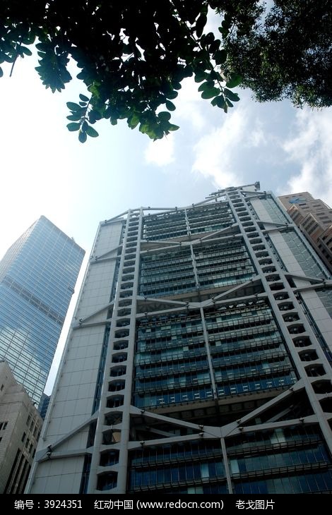 香港中环汇丰大厦高清图片下载_红动中国