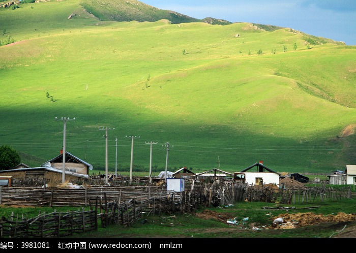 呼伦贝尔山村高清图片下载_红动中国