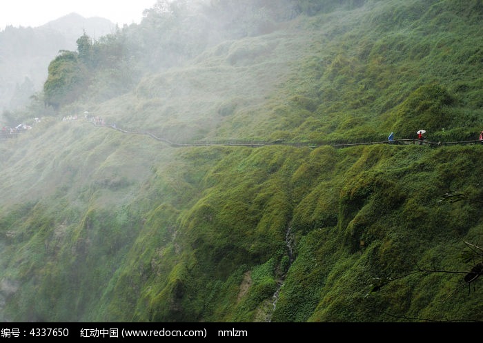 黄果树观看瀑布的栈道高清图片下载_红动中国